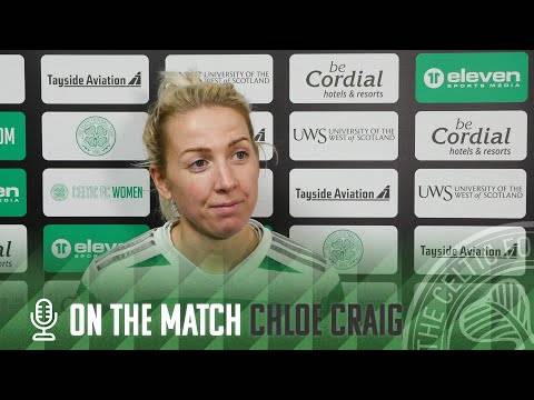 Chloe Craig On The Match | Celtic FC Women 8-0 Partick Thistle - Celtic ...