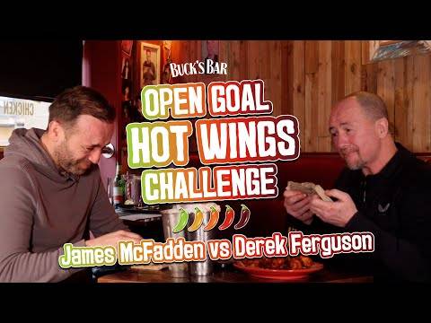 🔥🌶 James Mcfadden & Derek Ferguson Take on the Buck’s Bar Hot Wings Challenge! - Open Goal - 20 ...