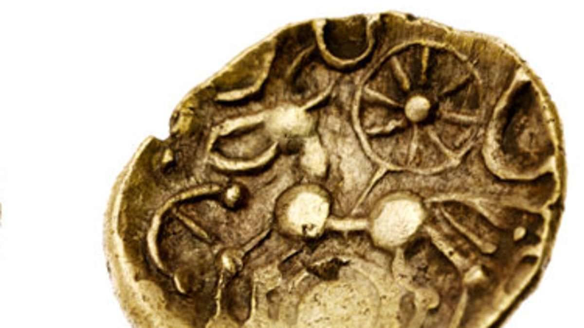 A new British King? Gold coin discovered in Hampshire is stamped with ...