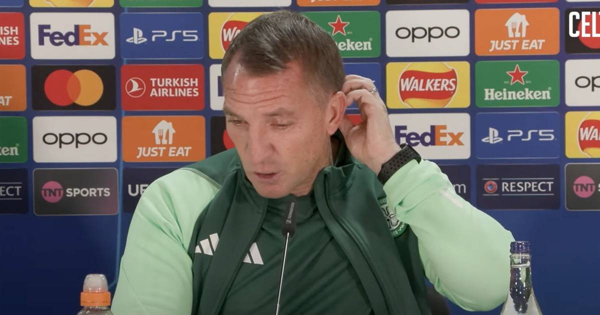 Brendan Rodgers issues humble response to Celtic fans chanting his name ...