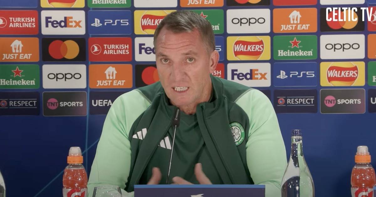 Watch Brendan Rodgers Celtic Champions League press conference in full ahead of Atletico clash ...
