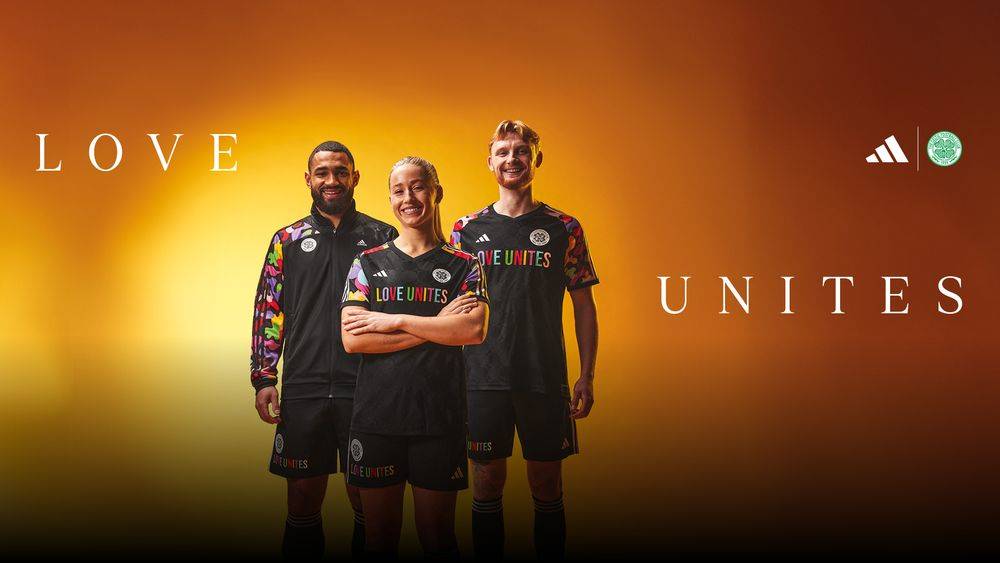 Love Unites with adidas football - Celtic FC - 1 Dec 2023