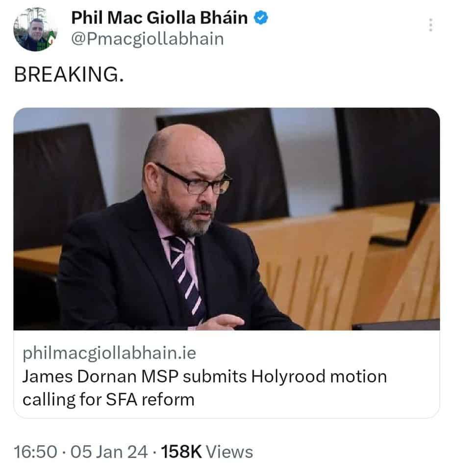 Why the SFA cannot fix itself - Phil Mac Giolla Bhain - 6 Jan 2024
