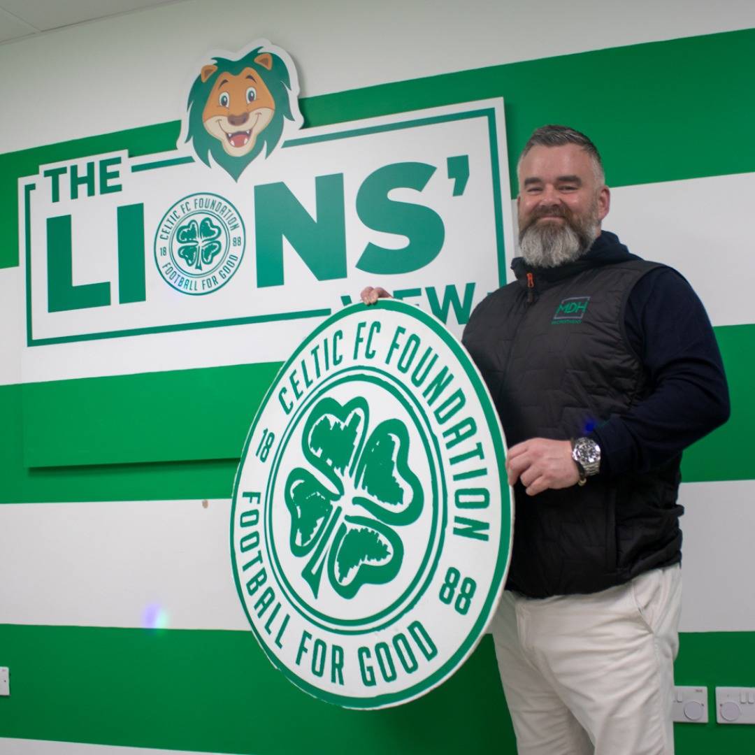 MDH Recruitment new sponsor of Lions’ View Sensory Room - Celtic FC ...