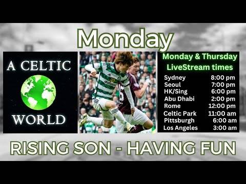 Rising Son – Having Fun. Several Top Performers v Hearts. Excited For ...