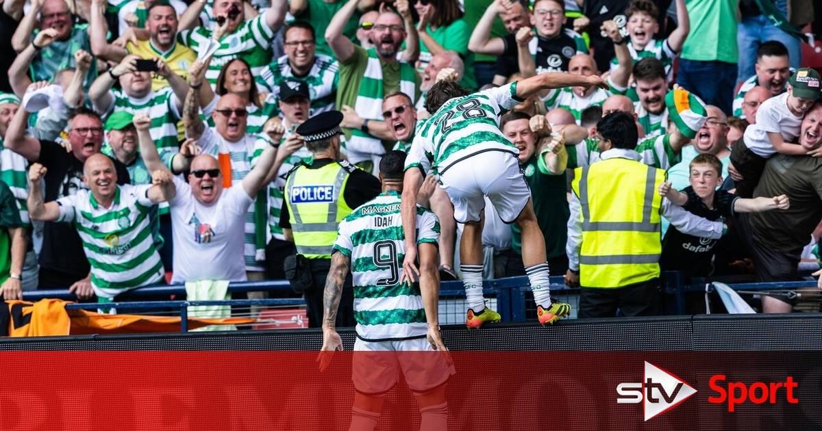 Celtic celebrate Double success after 1-0 win over Rangers in Scottish ...