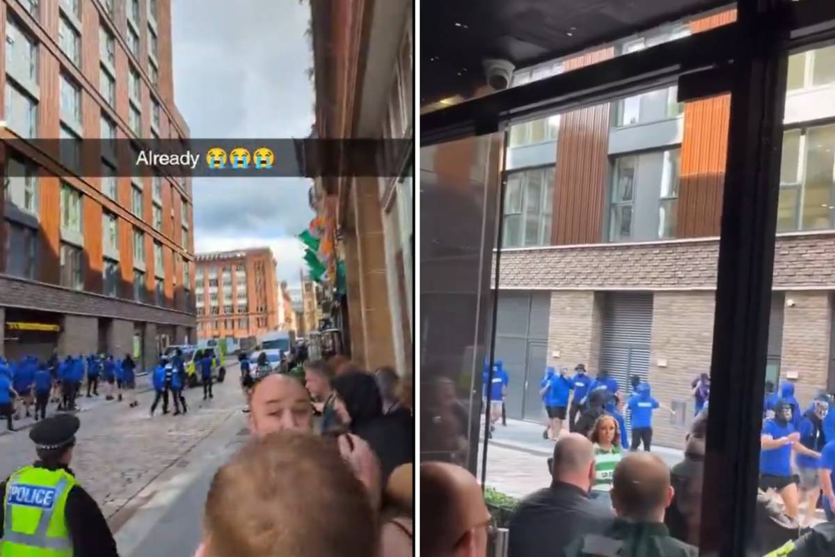 Rangers fans confront Celtic punters outside bar in Glasgow - Herald ...