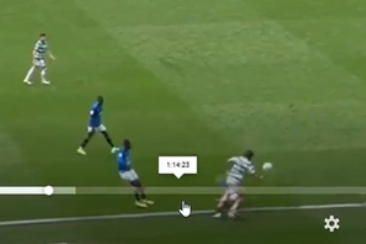 The unseen Lundstram Rangers ‘red card’ moment vs Celtic - The Celtic ...