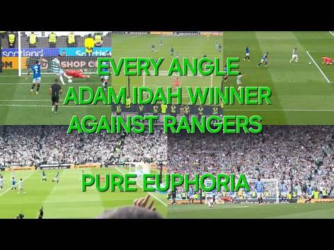 Every Angle / Adam Idah Celtic Winner Against Rangers / Scottish Cup ...
