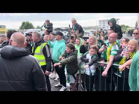 Celtic Team Bus Arriving Before the Ayr United V Celtic Game ...