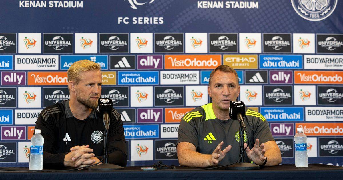 Kasper Schmeichel stifles snigger at Celtic presser question as whiff ...