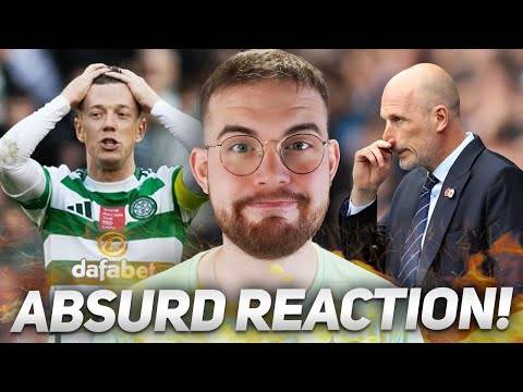 The ABSURD reaction to Celtic dropping points. then Rangers lose ...