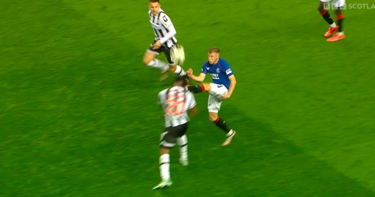 Connor Barron told Rangers high boot ‘identical’ to Celtic red card sin ...
