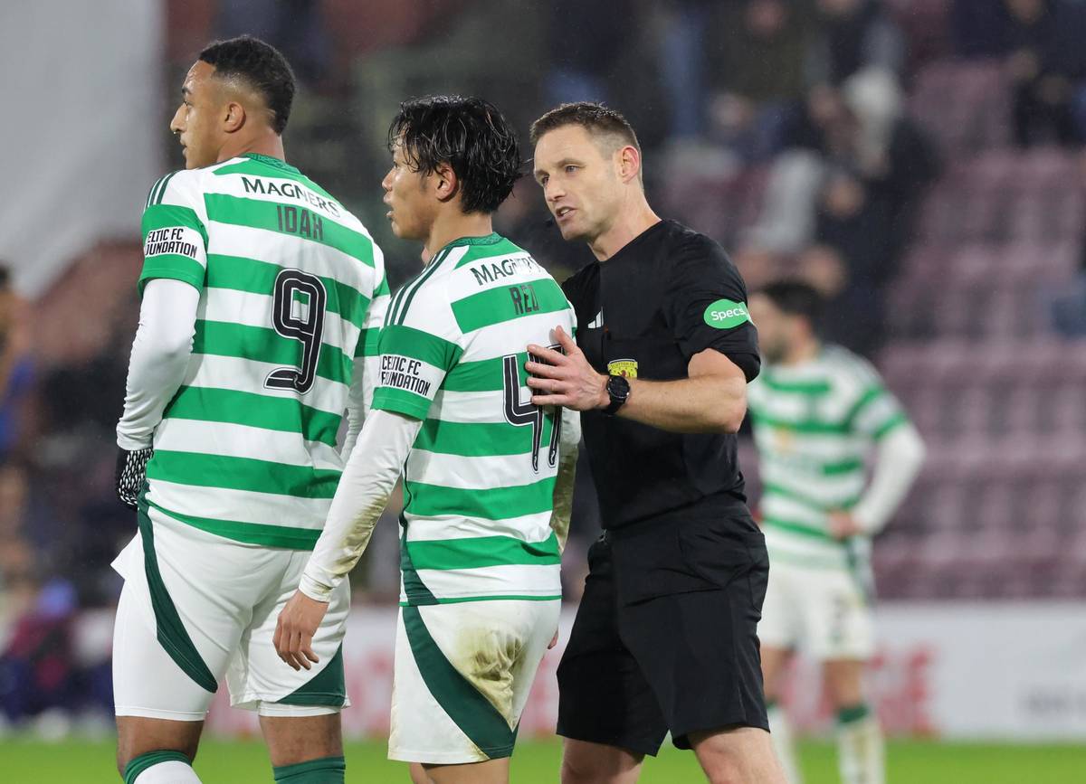 ‘That’s Mickey Mouse’: Hearts vs Celtic delayed as assistant referee ...