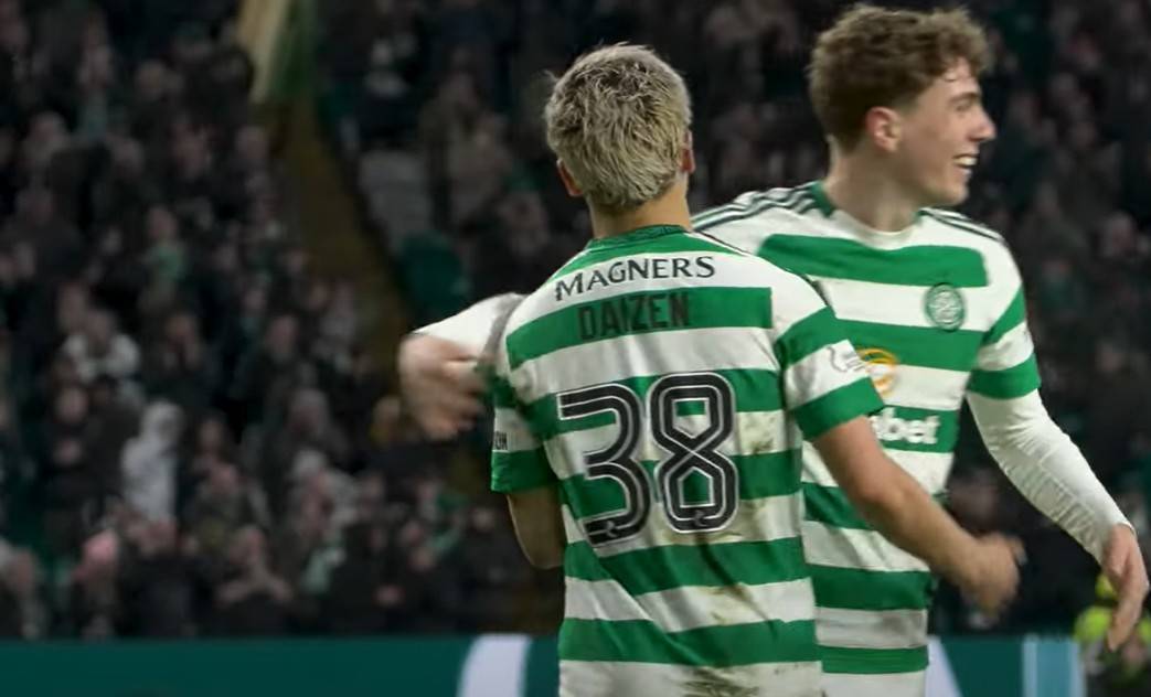 Celtic fan posts unseen view of Daizen Maeda’s goal vs Dundee and it ...