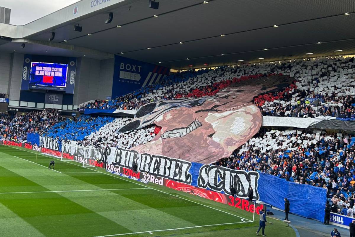 Union Bears unveil huge Souness-inspired Rangers vs Celtic tifo ...