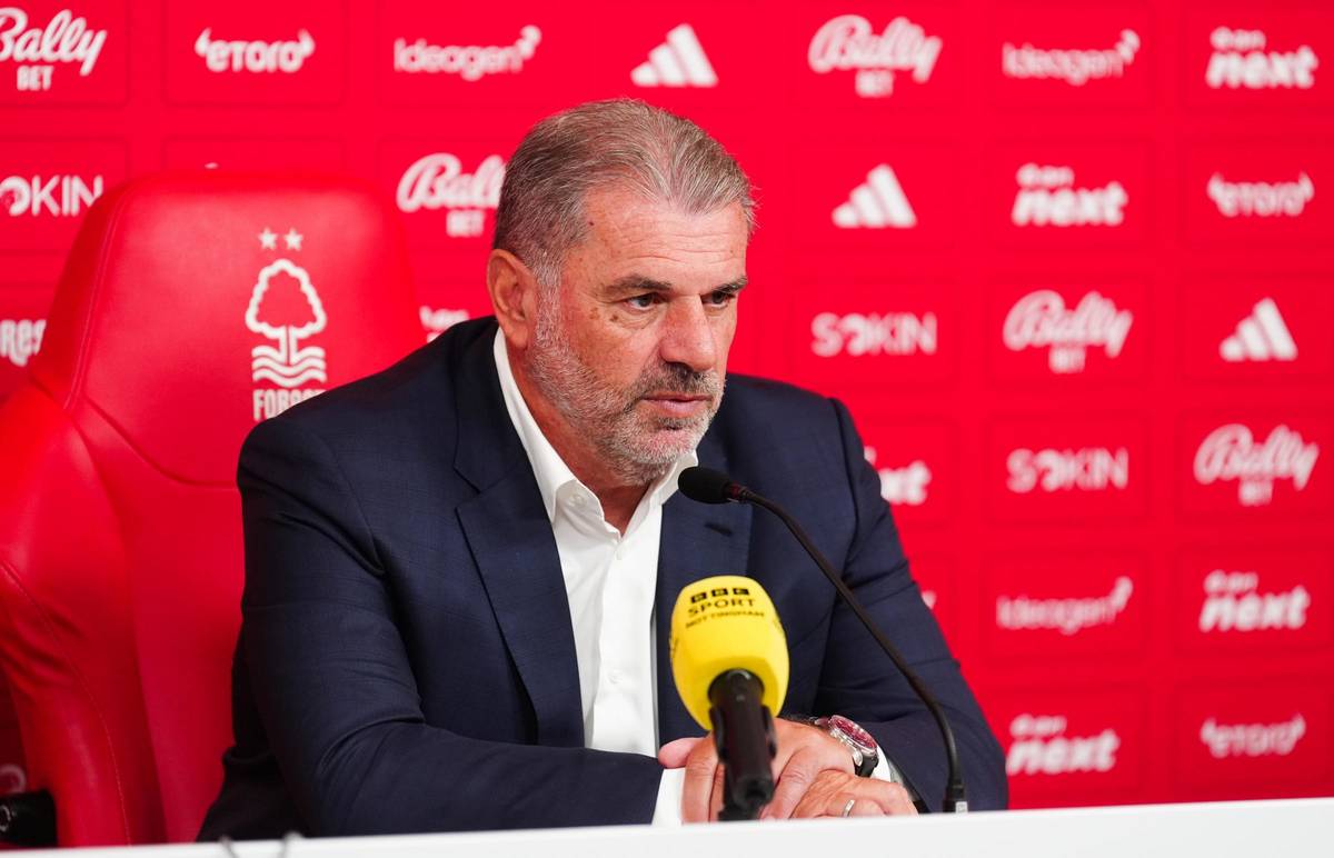Ange Postecoglou in Celtic trophies quip in first Nottingham Forest ...