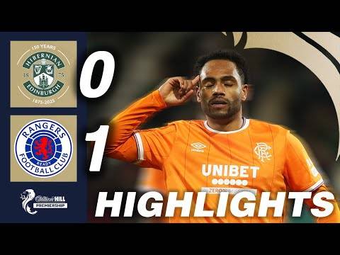 Hibernian 0-1 Rangers | HIGHLIGHTS | William Hill Premiership - SPFL TV ...