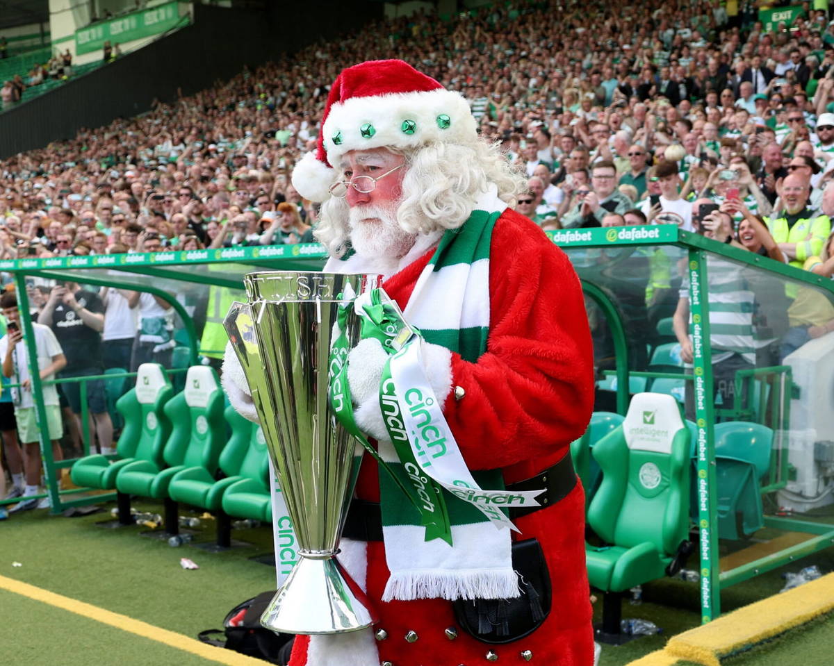 The season to be jolly! Celtic troll their fans with Christmas makeover ...