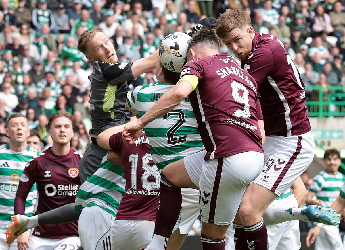 Celtic linked with Kasper Hogh as Hearts captain joins Scottish ...