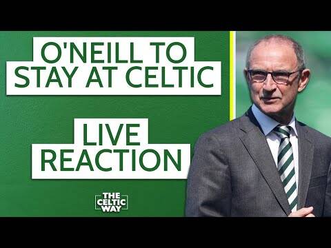Martin O’Neill to STAY as Celtic manager | Contract Agreed | LIVE ...
